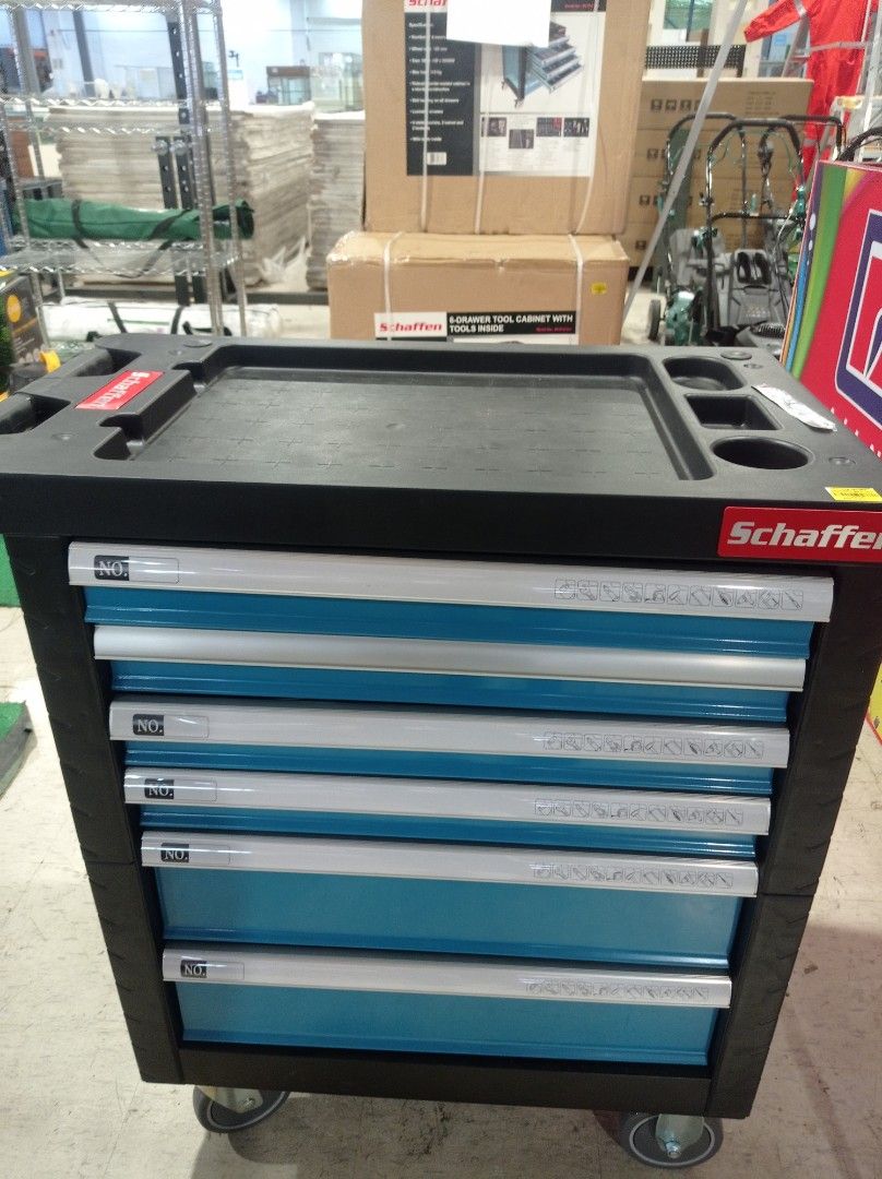 Mobile tool cabinet kit 6dre 156pcs tools, Commercial & Industrial, Construction Tools ...