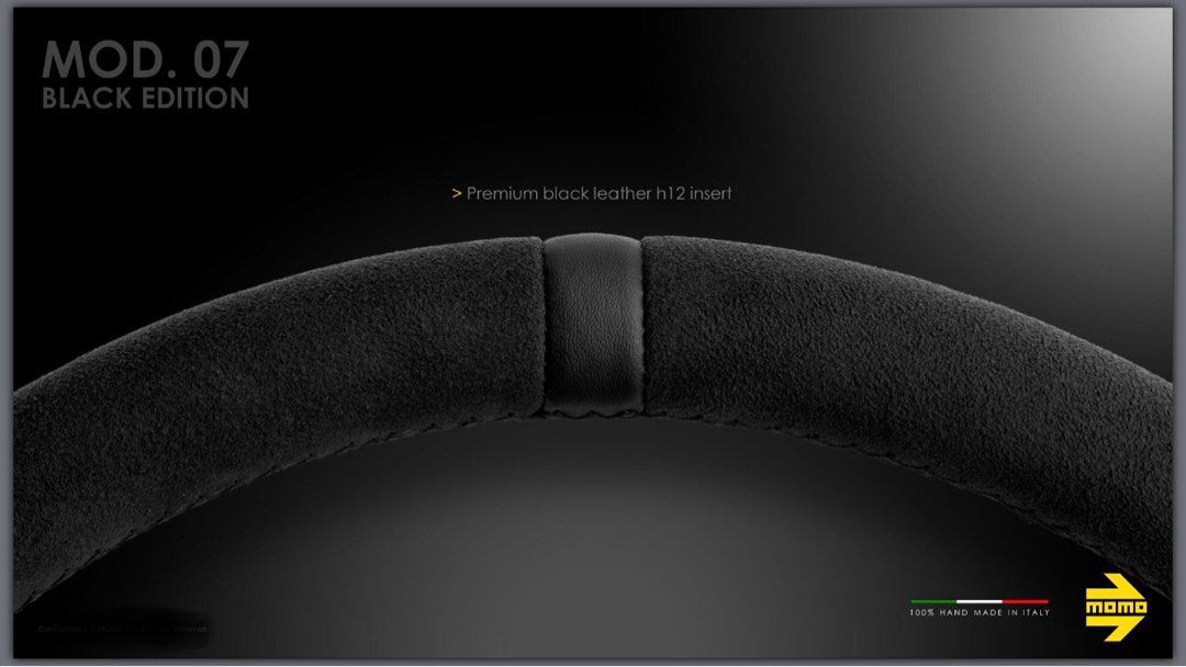 Momo MOD 07 Black Edition 350mm Steering Wheel, Hobbies & Toys ...