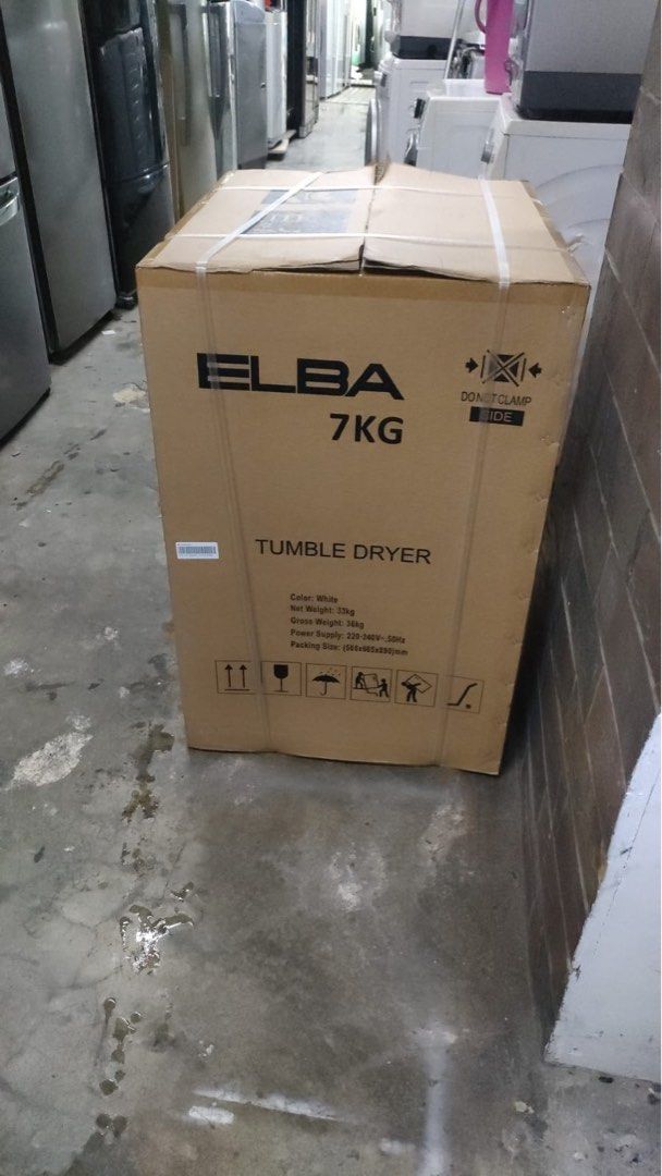 MUST BUY! Brand New Elba 7KG Tumble Dryer EB703DS, TV & Home Appliances ...