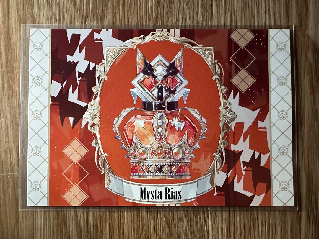 Mysta Rias Luxiem 1st Anniversary Nijisanji EN perk message card ...