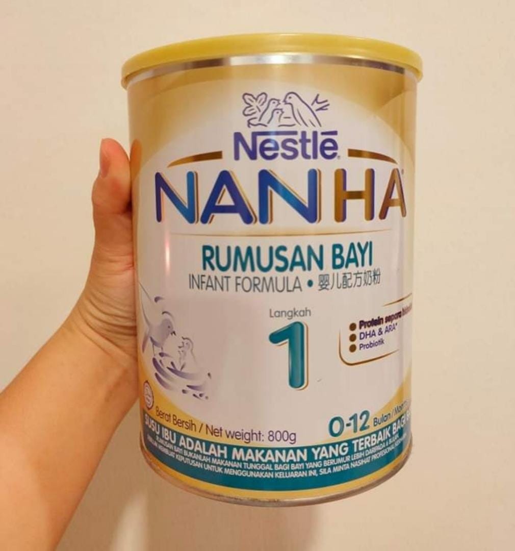 NAN-HA Step 1 suitable for 0-12 months, Babies & Kids, Nursing ...