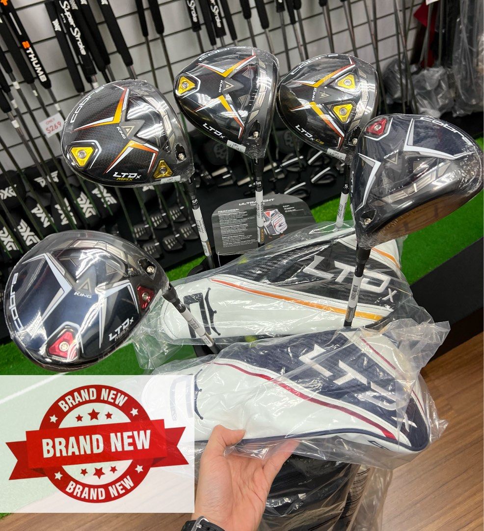 NEW Cobra LTDX Max, LTDX, LTDX LS Drivers [With Fujikura/ Hzrdus Shaft Attached] + Headcover ...
