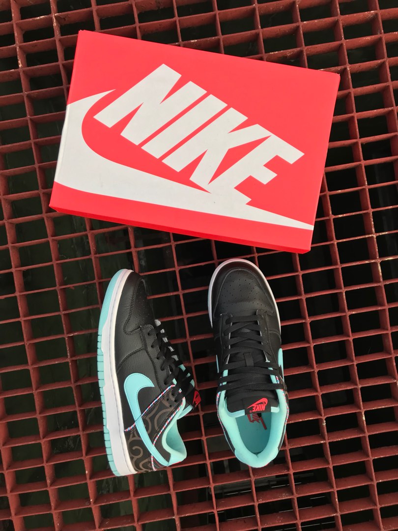 Nike dunk low barber shop black, Men's Fashion, Footwear, Sneakers on ...