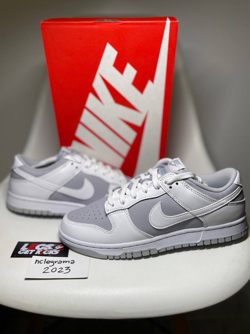 Nike Dunk Low Wolf Grey, Men's Fashion, Footwear, Sneakers on Carousell