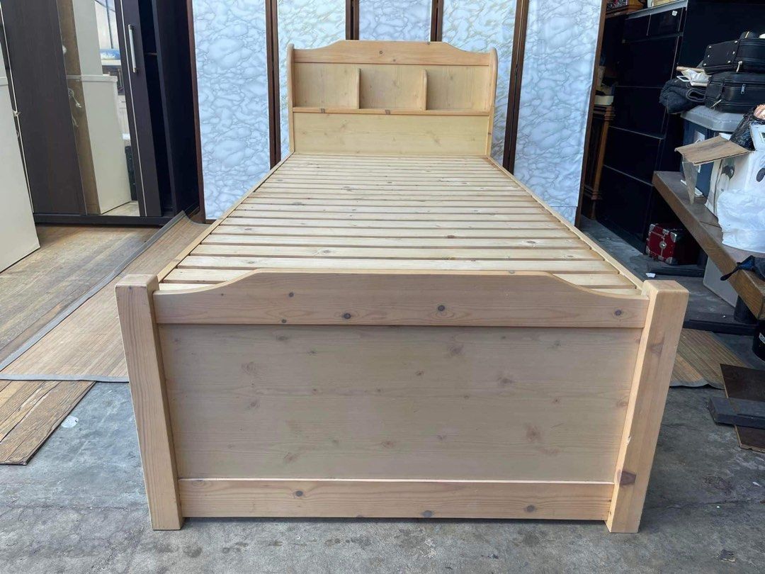 Nitori bedframe w/mattress, Furniture & Home Living, Furniture, Bed ...