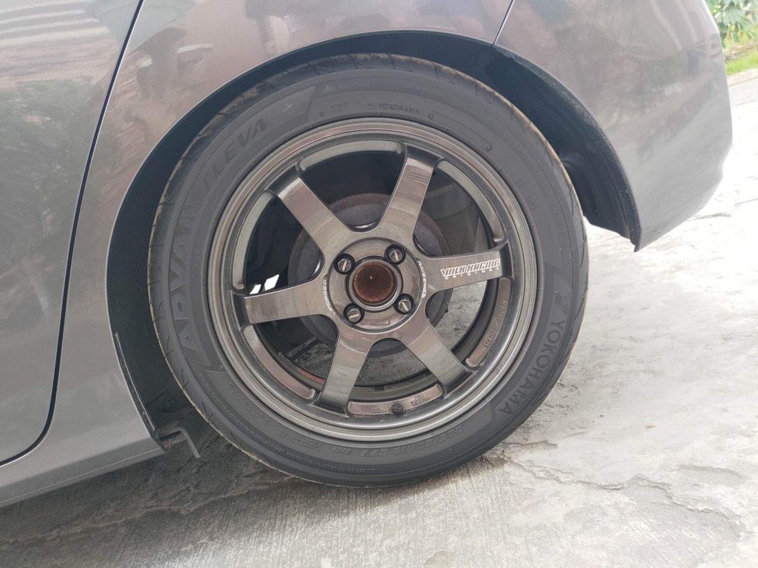 Orig Volk Rays TE37 Sonic, Car Parts & Accessories, Mags and Tires on Carousell