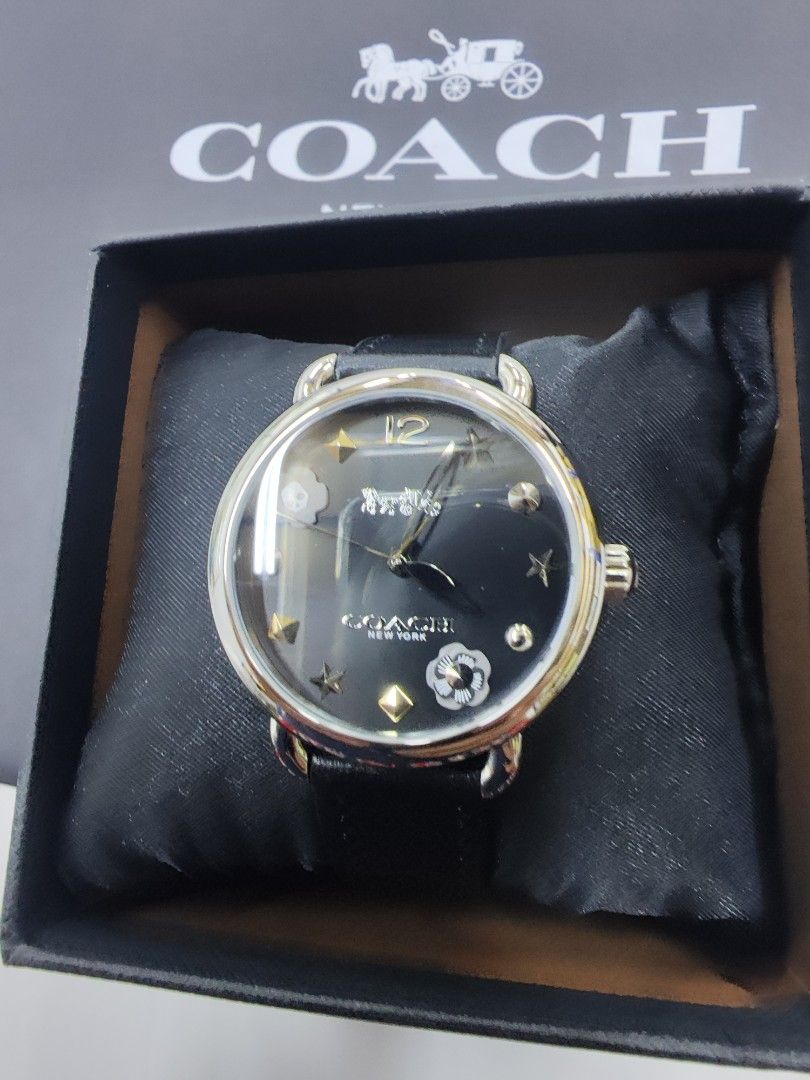 Original coach watch woman Jam tangan wanita leather watch, Women's ...