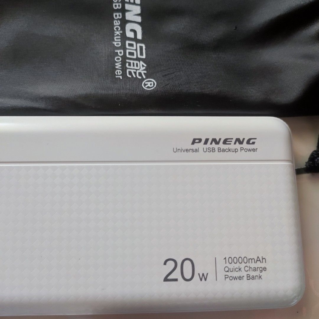 Original Pineng 10000mah 20W fast charge android apple with attached ...