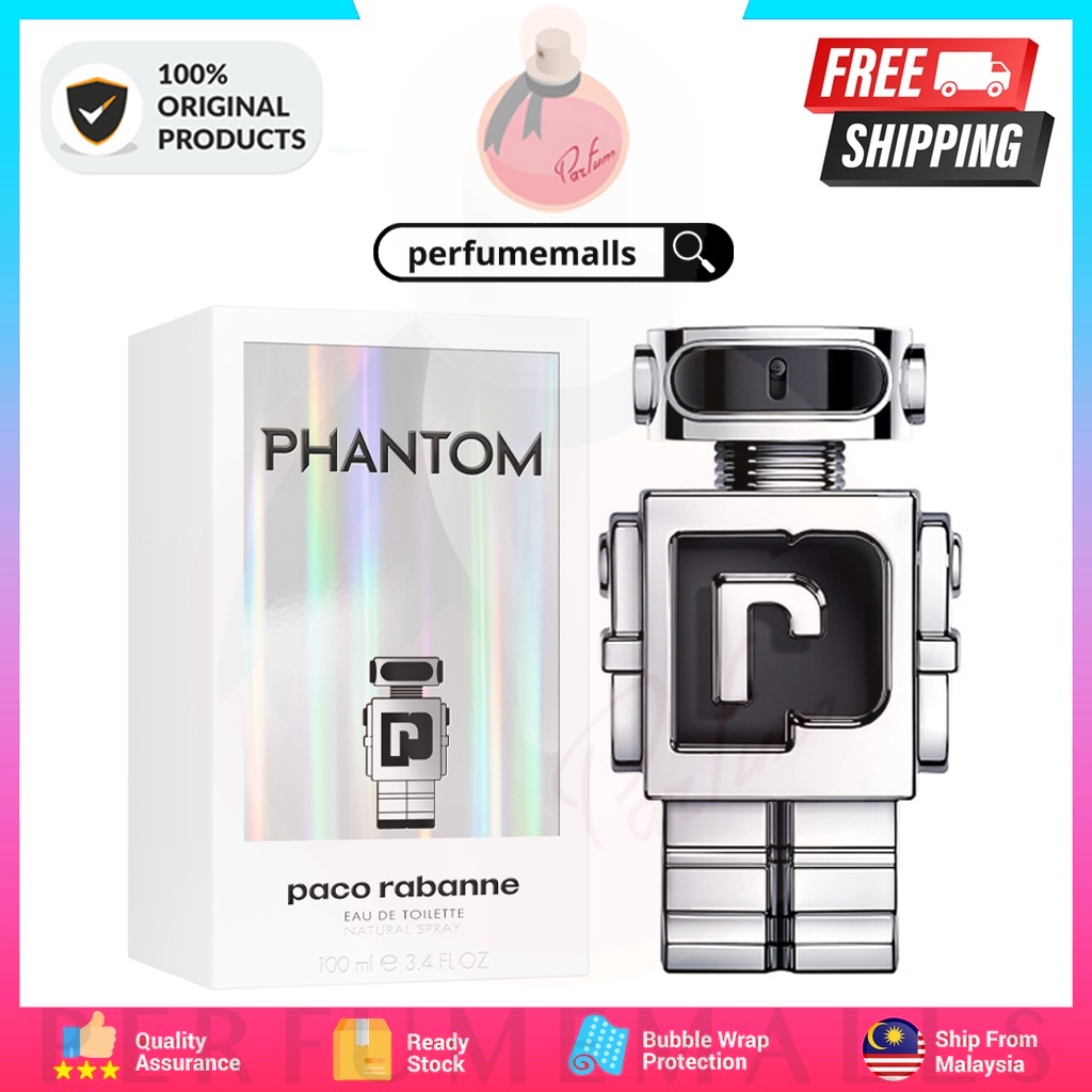 Paco Rabanne Phantom EDT 100ml (100% Original & Authentic Official Paco ...