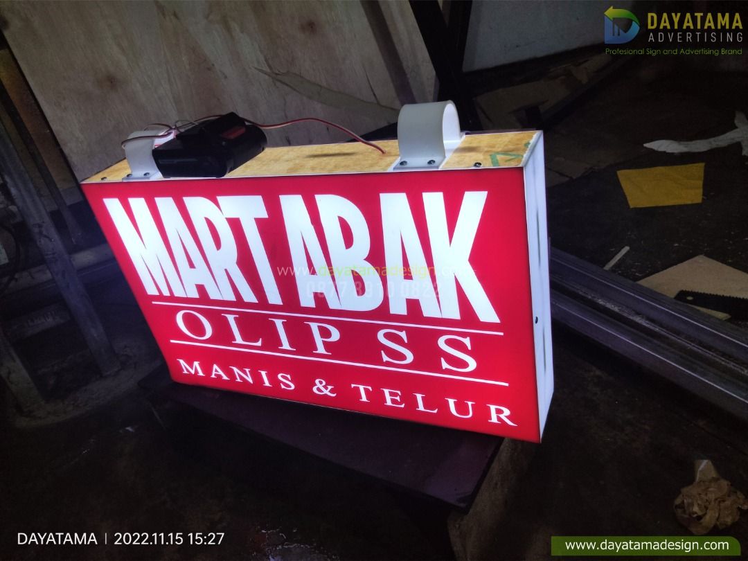 Papan Nama Neon Box Martabak, Jasa, Lainnya di Carousell