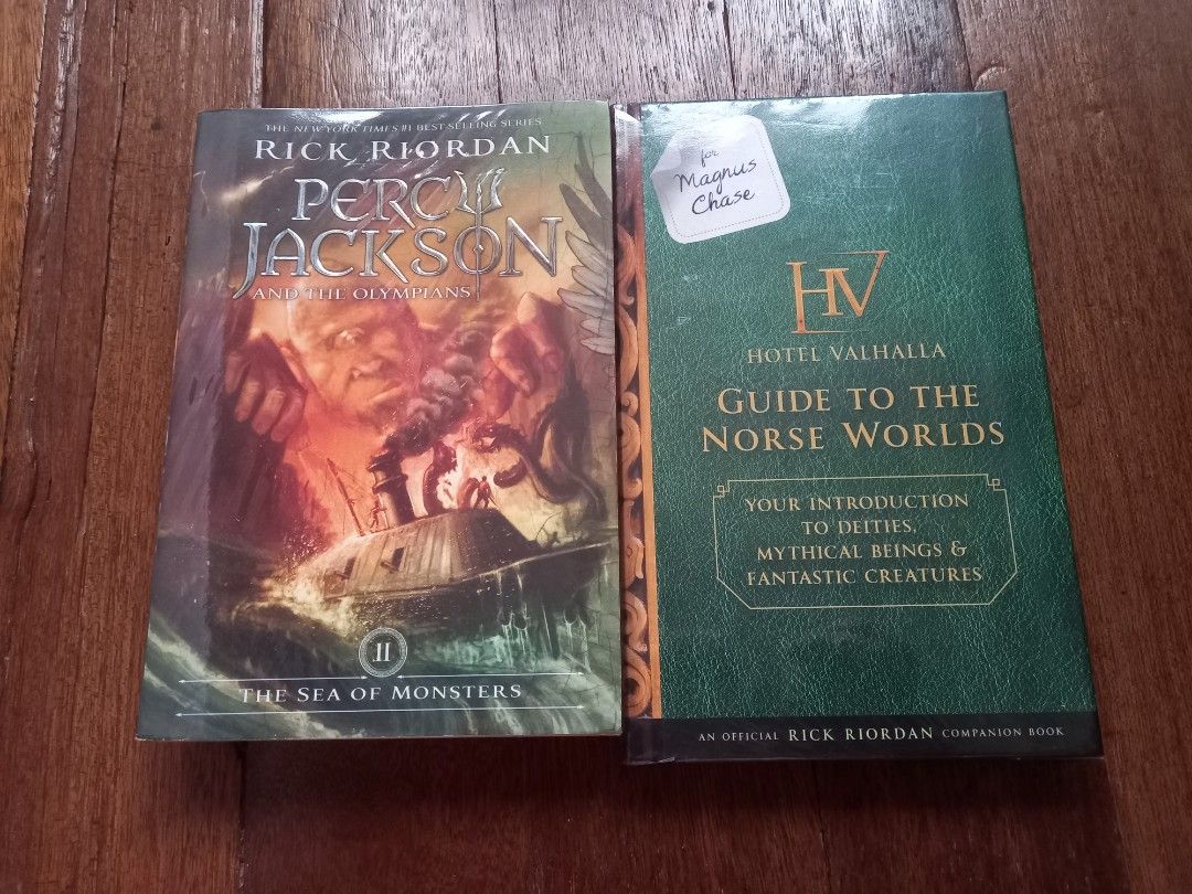 PJO The Sea of Monsters & Hotel Valhalla Guide to the Norse Worlds by ...