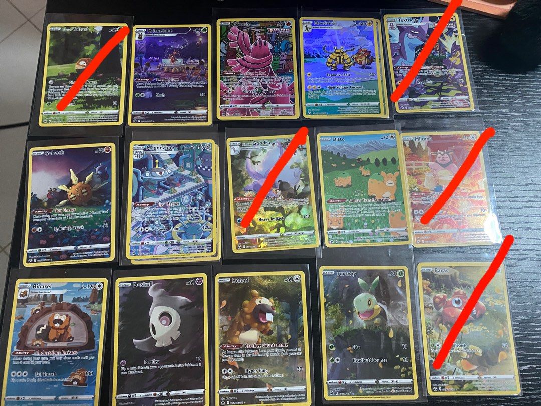 Pokemon Sword and Shield Crown Zenith CZ Galarian Gallery GG AR TCG Cards Voltorb Duskull Bidoof ...