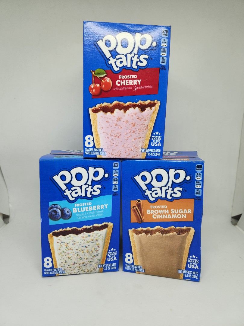 Pop Tarts Assorted Flavors Box, Food & Drinks, Packaged & Instant Food ...