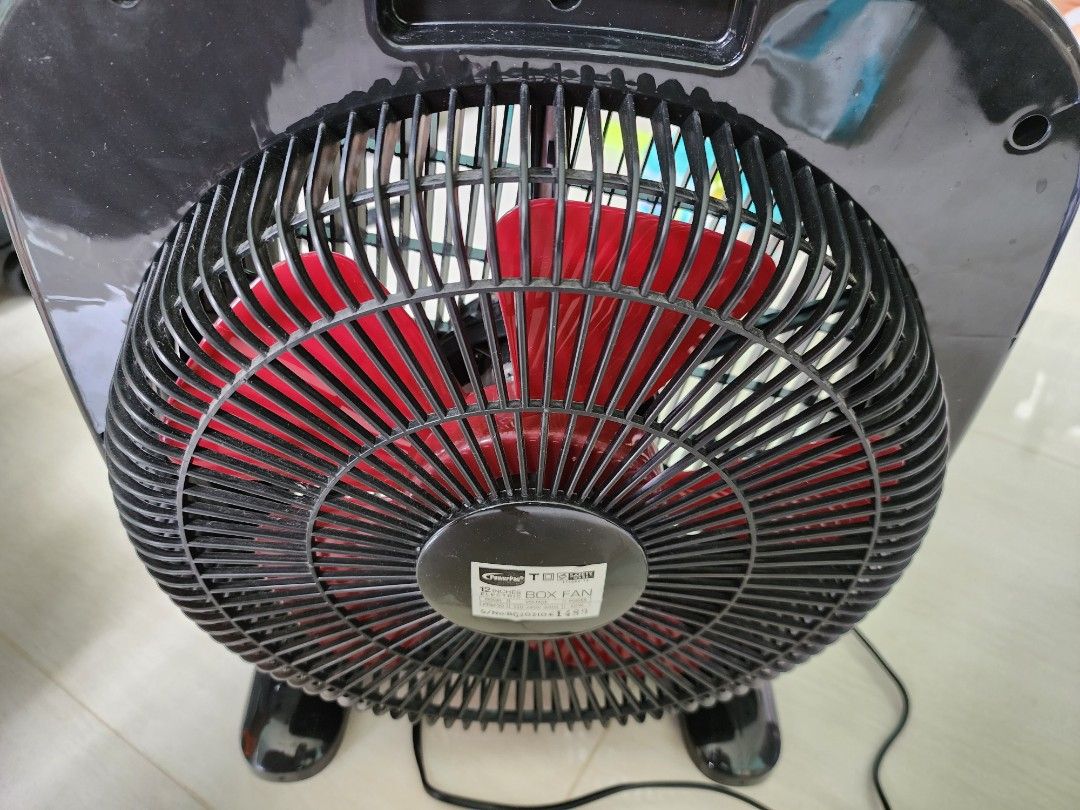 Powerpac Box Fan, Furniture & Home Living, Lighting & Fans, Fans on ...
