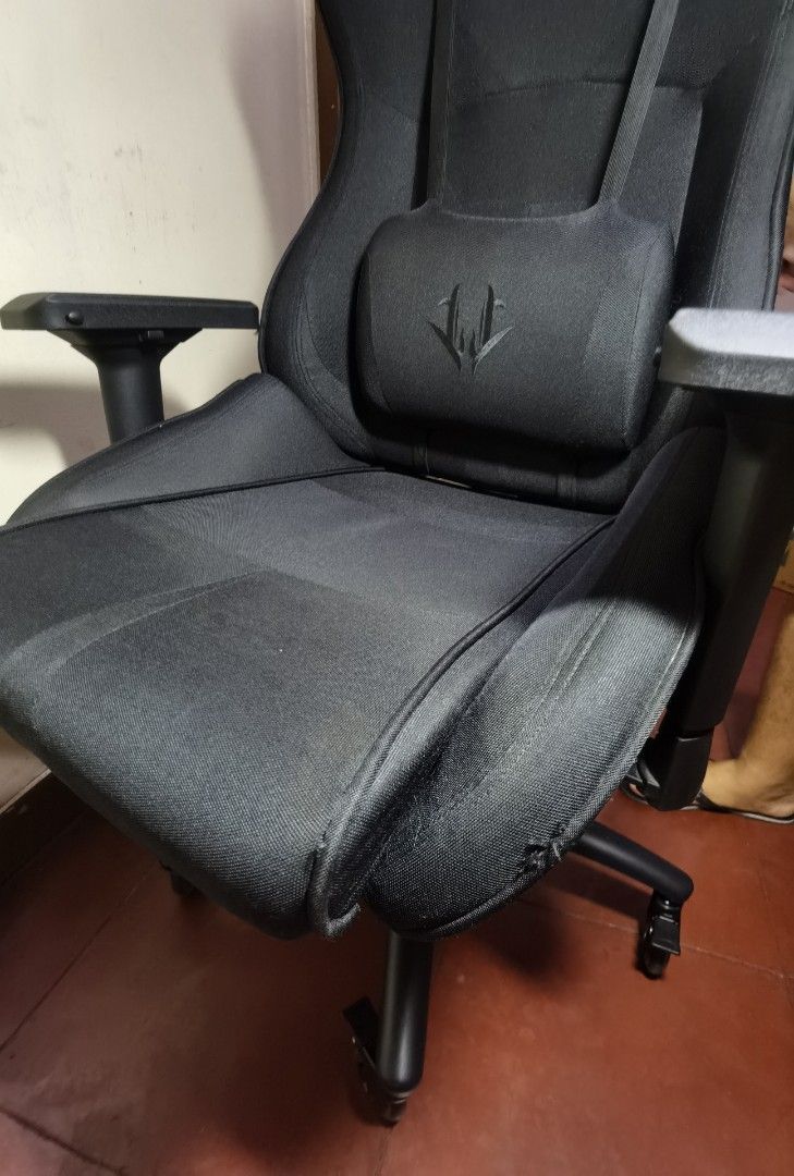 Preloved Bathala Trono Fabric Gaming Chair (worth 11k+), Furniture ...