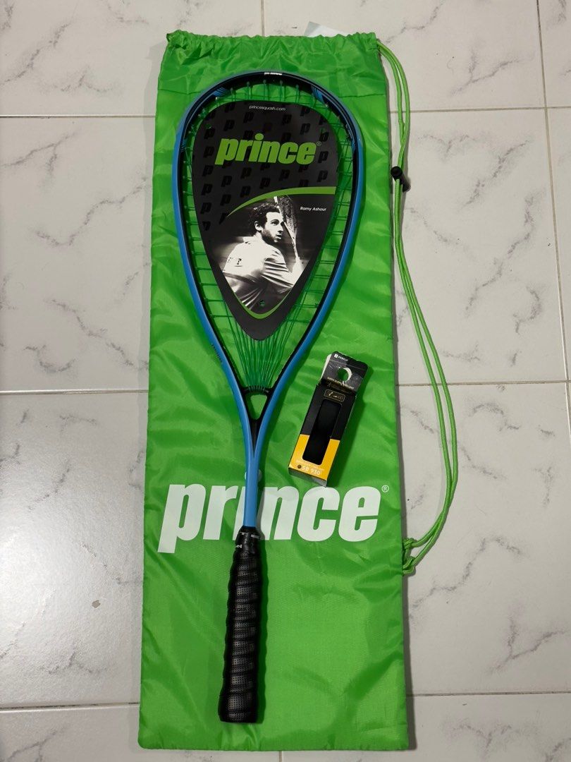 Prince Textreme Pro Shark Powerbite 650 Squash Racket, Sports Equipment ...