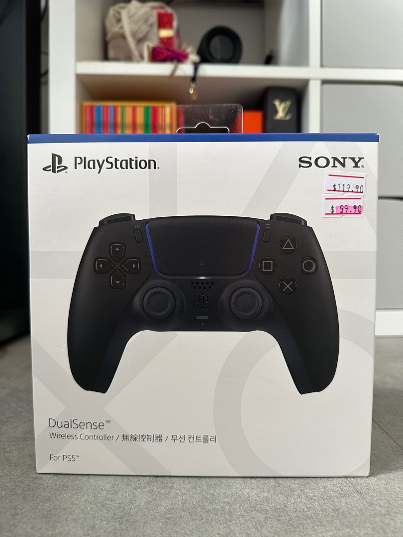 PS5 Dualsense Controller - Midnight Black, Video Gaming, Gaming ...
