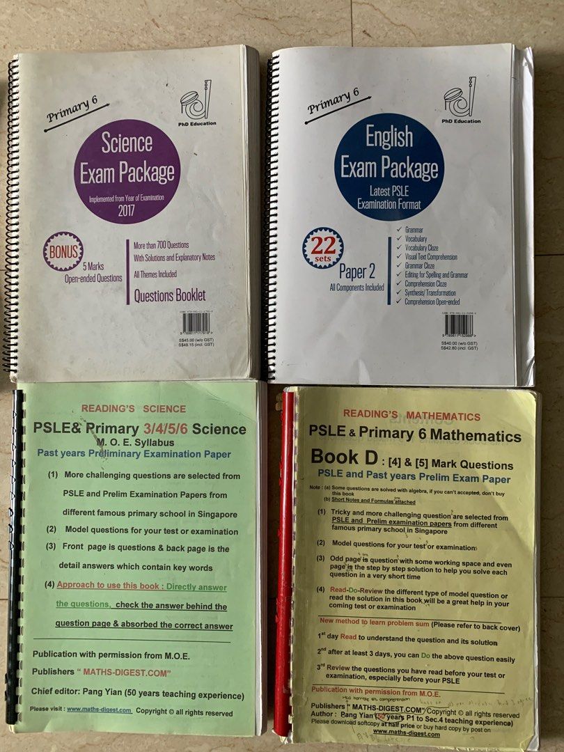 PSLE oral and assessment books/ textbooks, Hobbies & Toys, Books & Magazines, Assessment Books ...