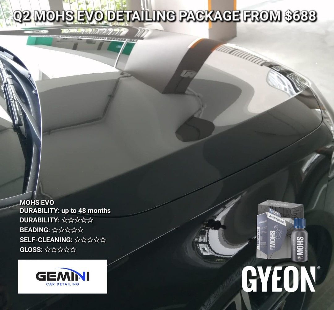 Q2 MOHS EVO DETAILING PACKAGE, Car Accessories, Car Workshops & Services on Carousell