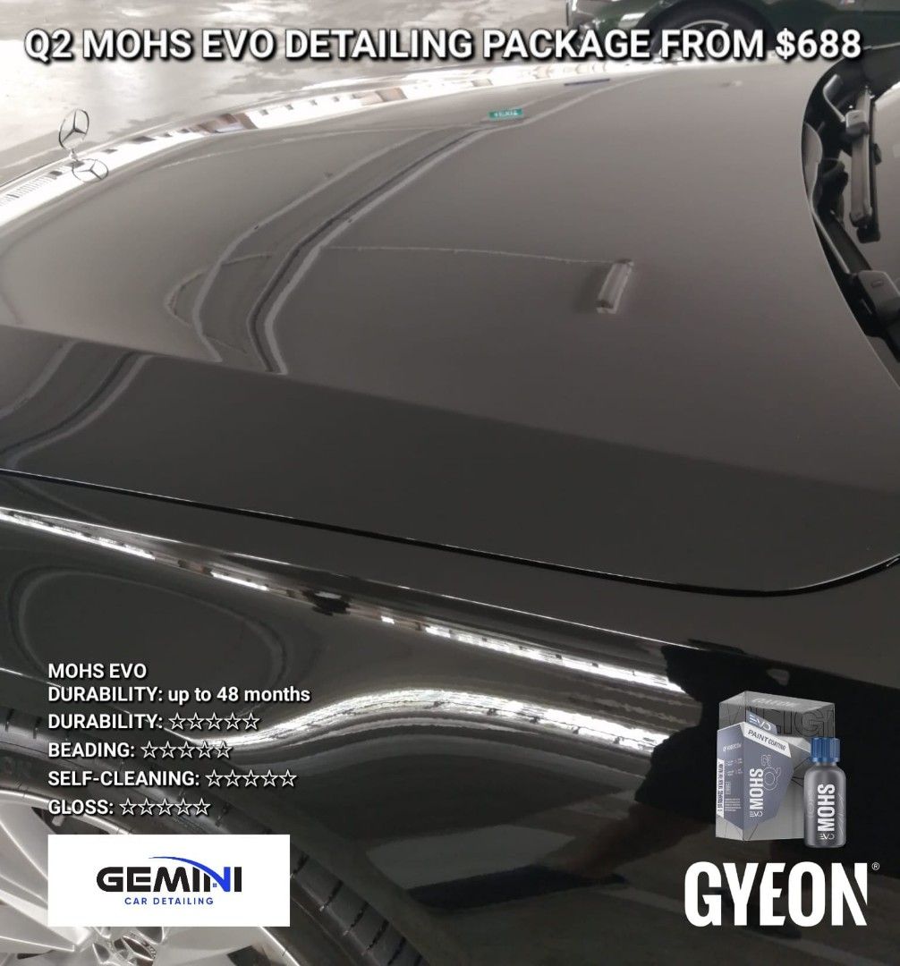 Q2 MOHS EVO DETAILING PACKAGE, Car Accessories, Car Workshops & Services on Carousell