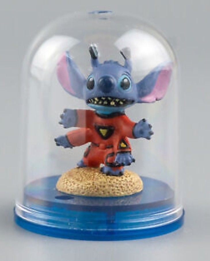 Rare Yujin Disney lilo and stitch gashapon standing figure in capsule ...