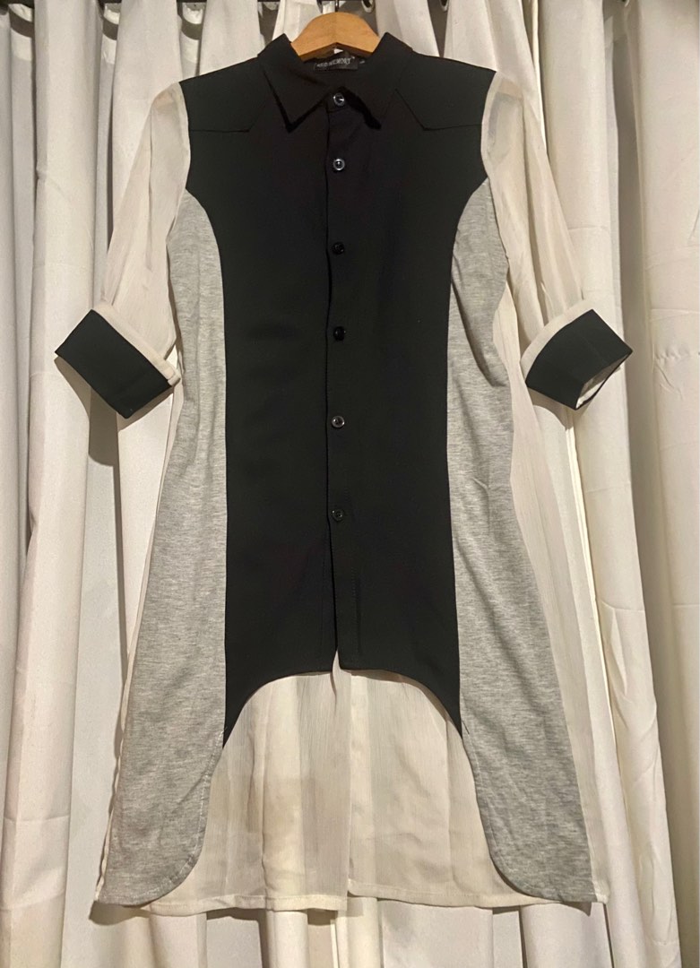 Red Memory Tri-color Back Mesh Dress, Women's Fashion, Dresses & Sets ...