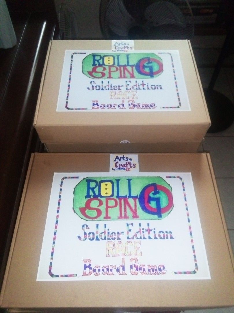 Roll Spin Go Boardgame by Arts and Crafts - Mike P.S., Hobbies & Toys ...