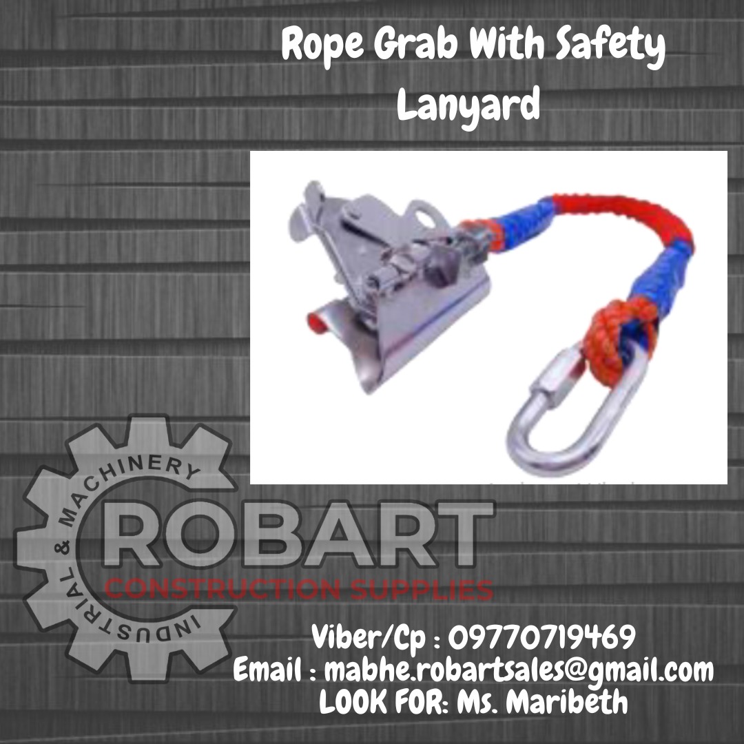 Rope Grab With Safety Lanyard, Commercial & Industrial, Construction ...