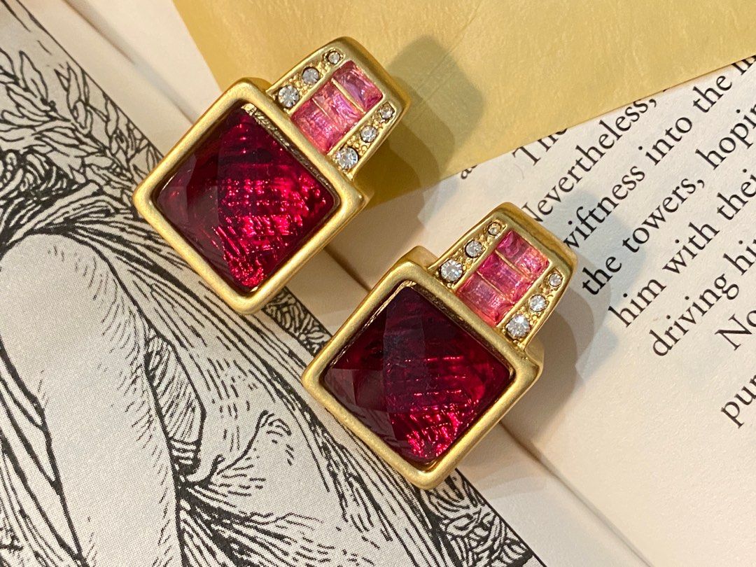 Ruby so beautiful, Women's Fashion, Jewelry & Organisers, Earrings on ...