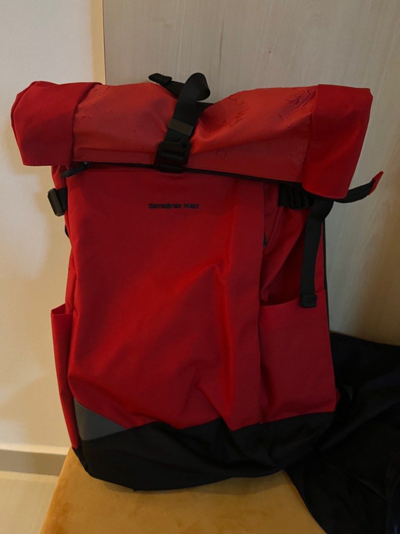 Samsonite Red Waterproof Backpack, Men's Fashion, Bags, Backpacks on ...