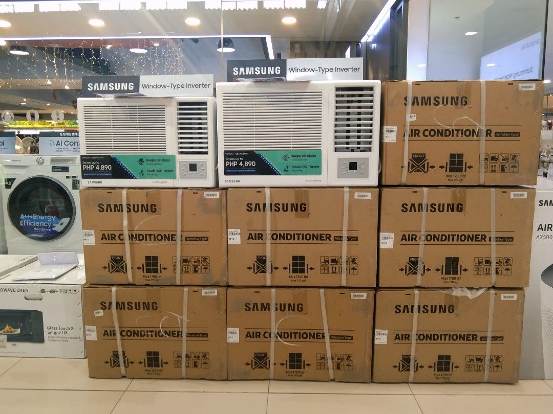Samsung Inverter Window Type Aircon, TV & Home Appliances, Air ...