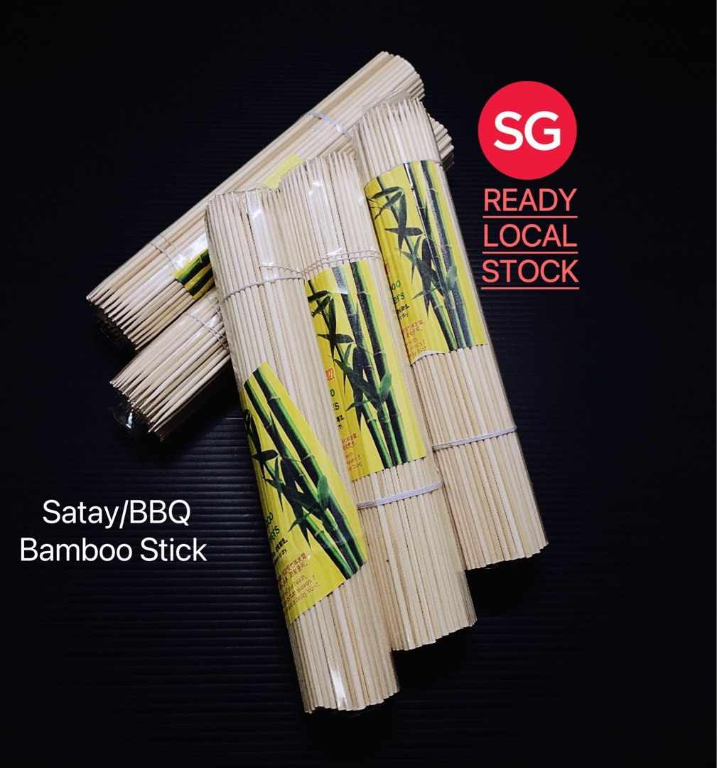 Satay BBQ Bamboo Stick, Furniture & Home Living, Kitchenware ...