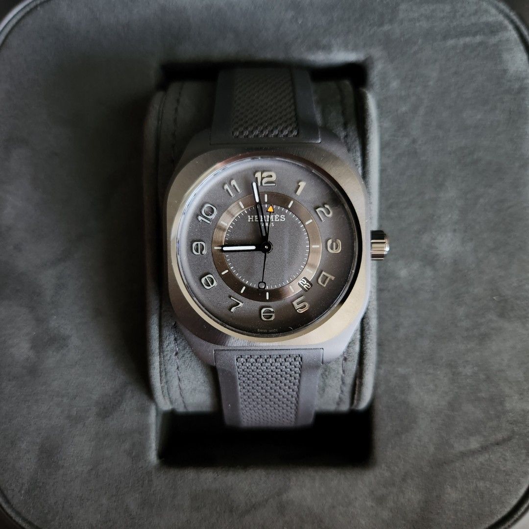 Save $6k! New Hermes H08 Graphene Automatic watch 42mm, Luxury, Watches ...