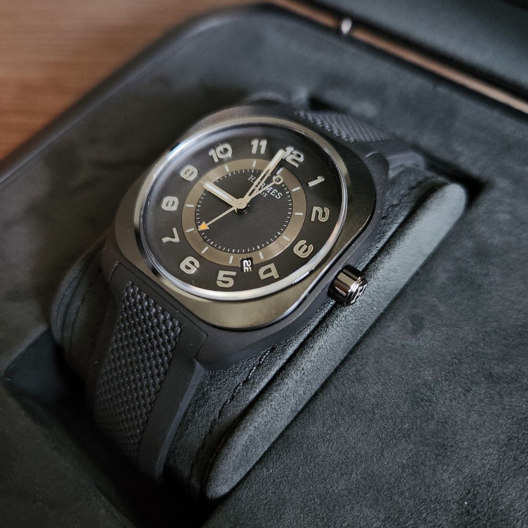 Save $6k! New Hermes H08 Graphene Automatic watch 42mm, Luxury, Watches ...