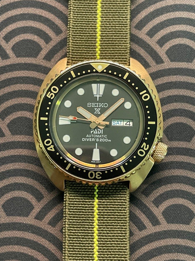 Seiko Turtle Custom Mod “Rose Gold” 44mm case, Men's Fashion, Watches ...