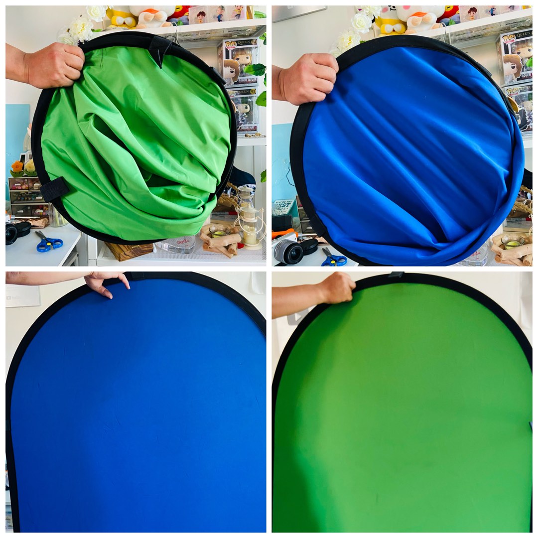 Selens 2 in 1 Big 1X1.5M (59x39inch) Chromakey Green Screen ...