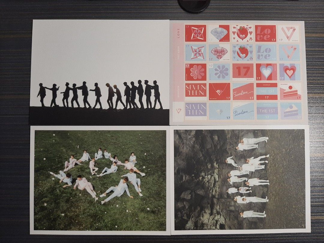 Seventeen Love and Letter Album (Love Version) Complete Inclusions ...