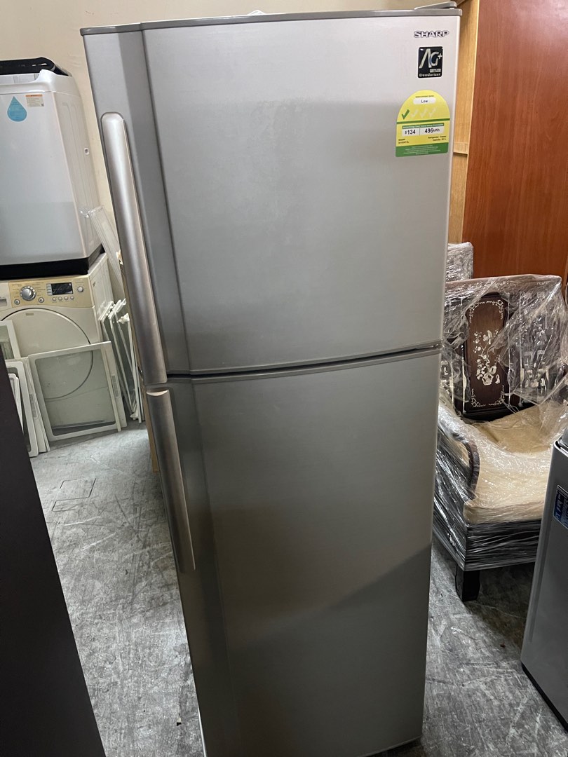 Sharp 251l 2 door fridge / refrigerator, TV & Home Appliances, Kitchen ...