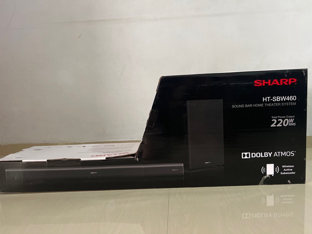SHARP sound bar home theatre system, TV & Home Appliances, TV ...
