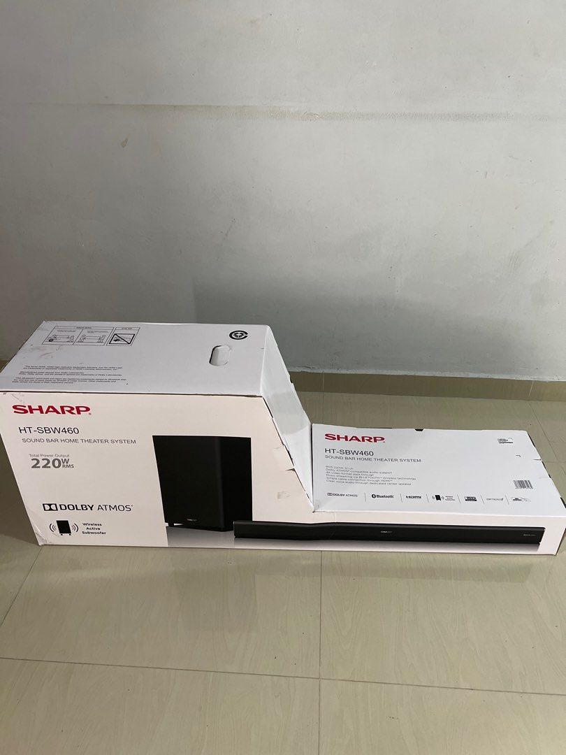 SHARP sound bar home theatre system, TV & Home Appliances, TV ...