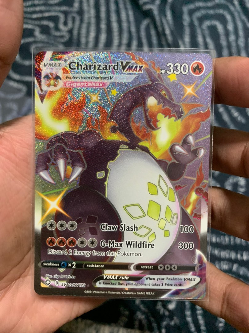 Shiny Charizard Vmax shining fates pokemon cards, Hobbies & Toys, Toys ...