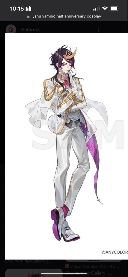 Shu yamino luxiem half anniversary nijisanji EN cosplay, Hobbies & Toys ...