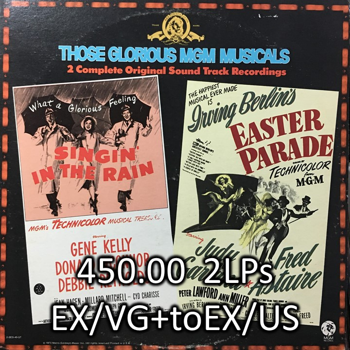 Singin' in the Rain / Easter Parade - Musical Soundtrack - LP Vinyl ...