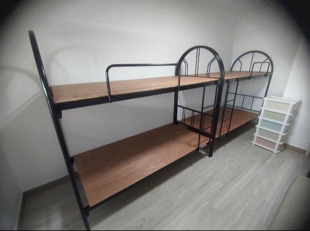 SINGLE DOUBLE DECKER BED@$149, Furniture & Home Living, Furniture, Bed ...