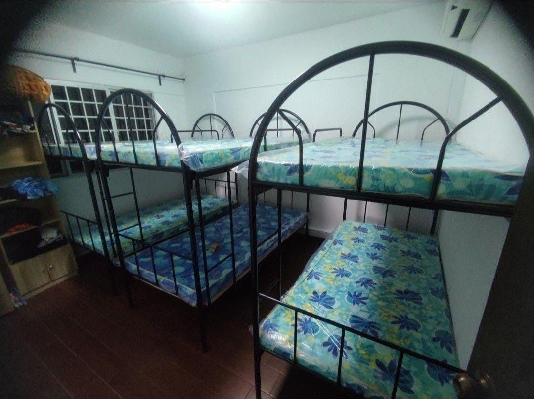 SINGLE DOUBLE DECKER BED@$149, Furniture & Home Living, Furniture, Bed ...