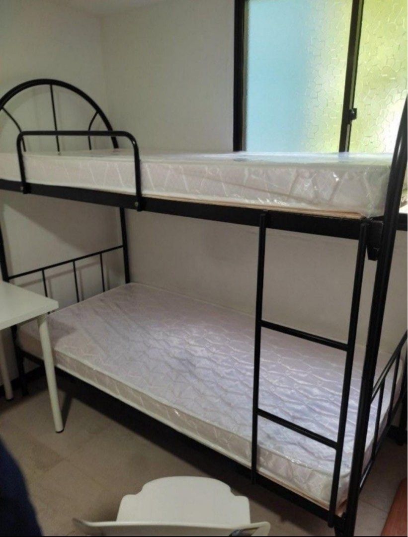 SINGLE DOUBLE DECKER BED@$149, Furniture & Home Living, Furniture, Bed ...