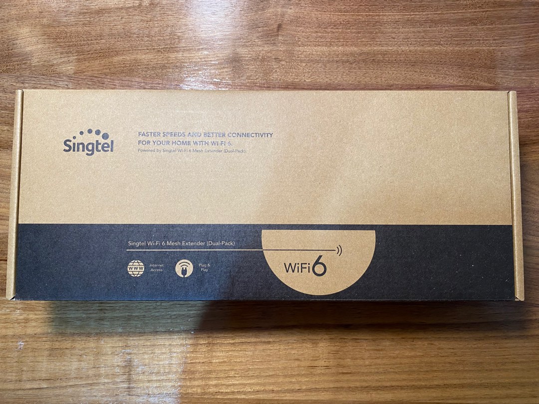 Singtel Wifi 6 Mesh Extender Dual Pack - Powered by Arcadyan, Computers ...