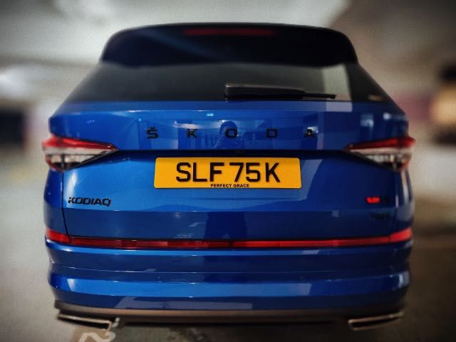Skoda frameless carplate, Car Accessories, Car Plates on Carousell