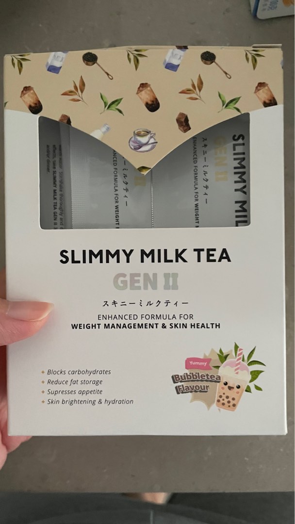 Slimmy Milk Tea - 10 Sachets, Food & Drinks, Beverages on Carousell