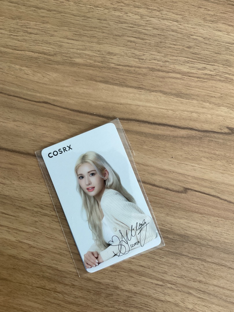 Somi x Cosrx Limited Edition photocard, Hobbies & Toys, Collectibles ...